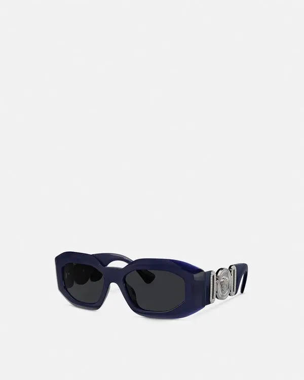 Versace Maxi Medusa Biggie Sunglasses - Blue