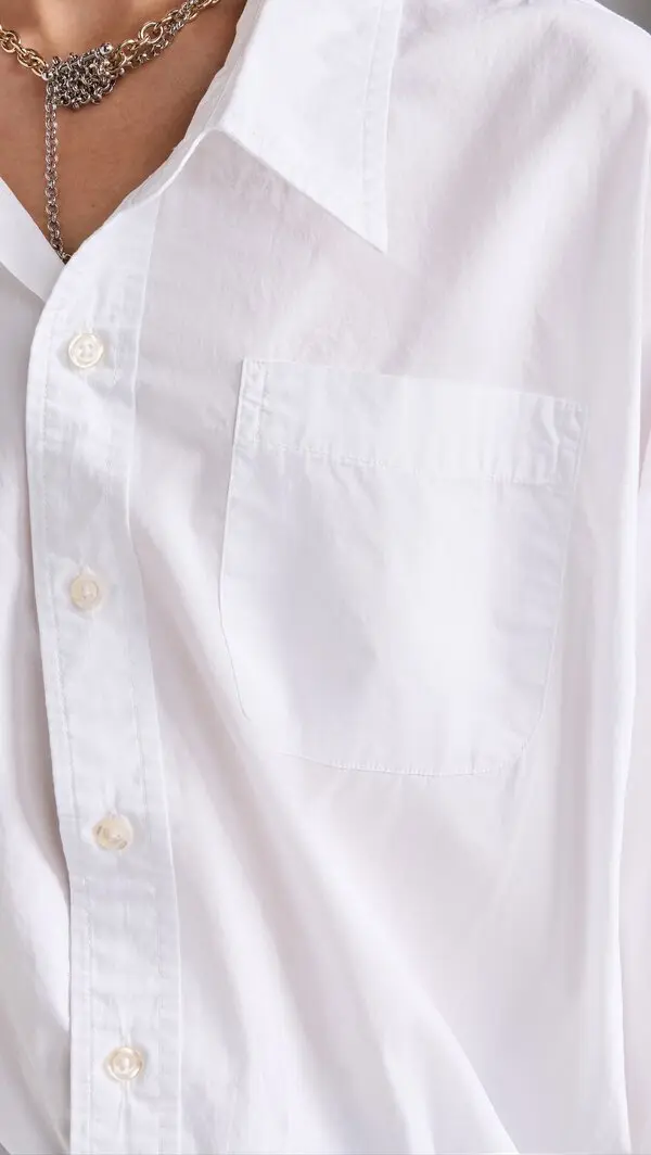R13 Crossover Bubble Shirt