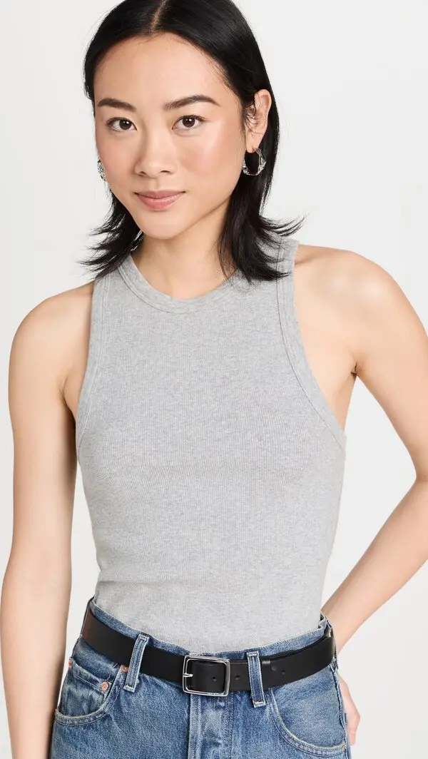 Sold Out NYC The Not So Basic Tank - Heather Grey