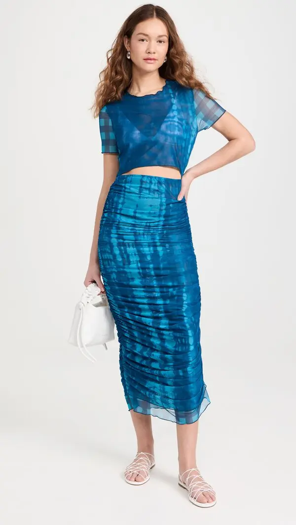 leo mesh dress Monique Leo Mesh Dress in Leopardess