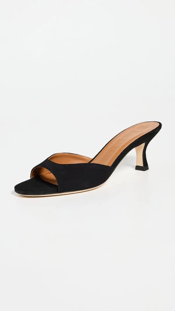 Staud Brigitte Mules - Black