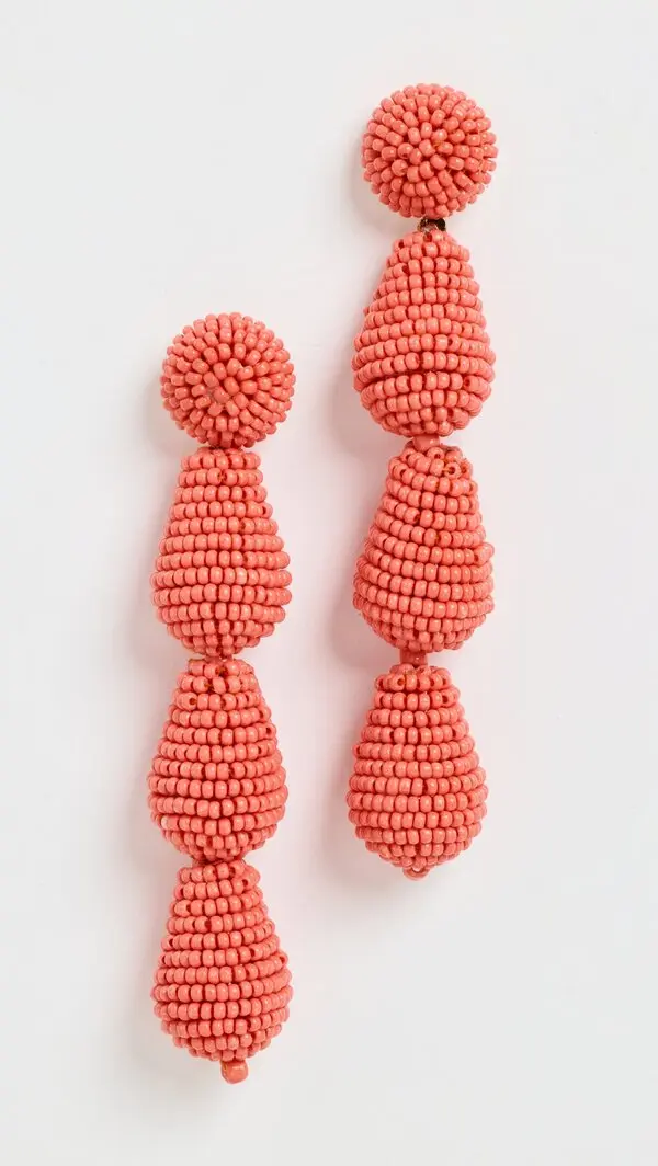 KENNETH JAY LANE Beaded Teardrop Earrings
