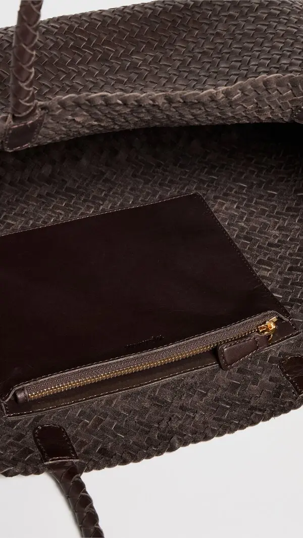 Madewell Woven Tote - Coffee Bean