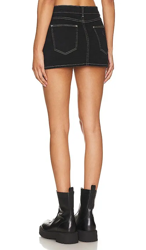 Abrand Denim 99 Low Mini Skirt