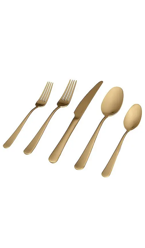 FABLE Flatware Set In Metallic Gold