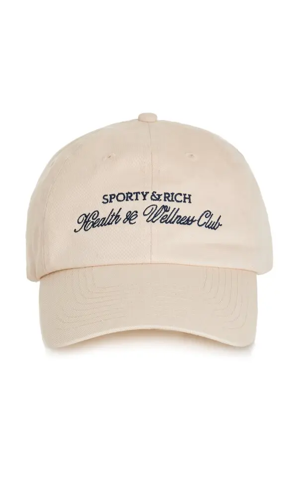 Sporty & Rich Club Embroidered Baseball Cap