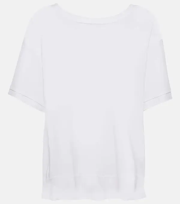Max Mara Lauto Jersey T-shirt - White