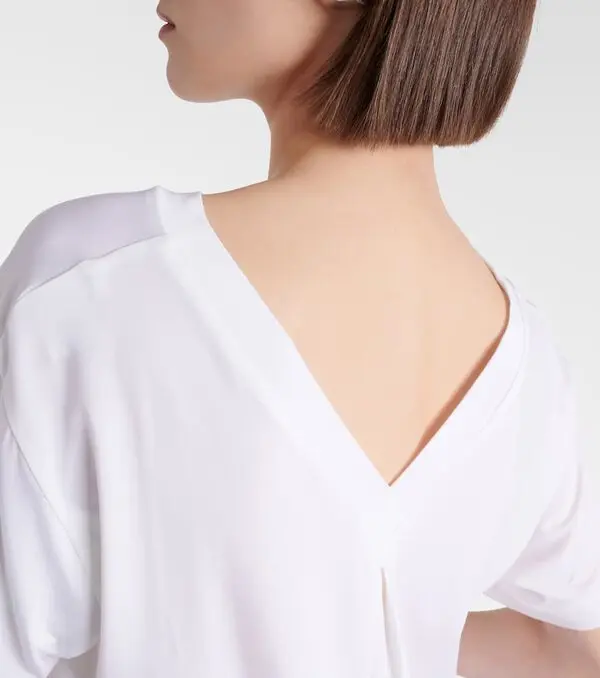 Max Mara Lauto Jersey T-shirt - White