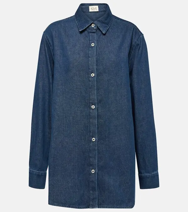 Tove Navie Denim Shirt