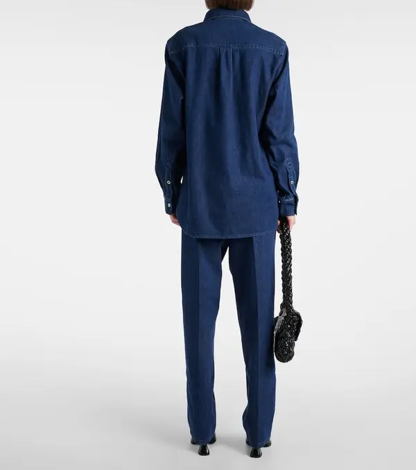 Tove Navie Denim Shirt