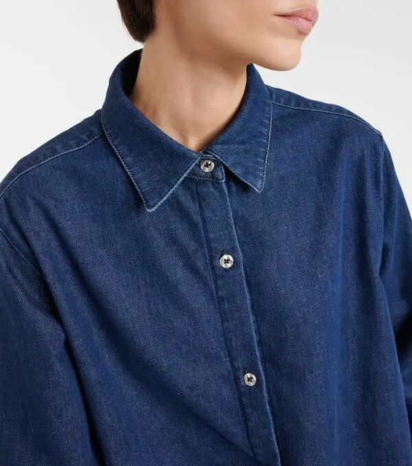 Tove Navie Denim Shirt