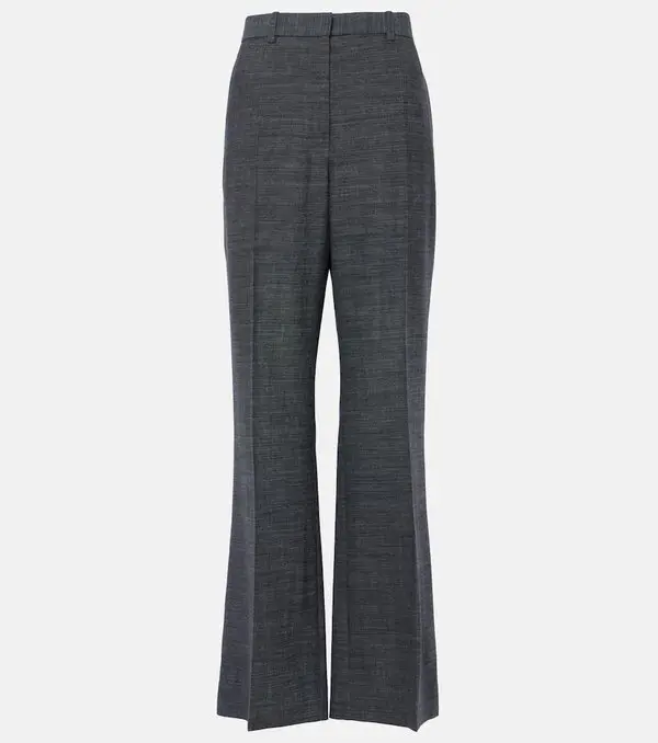 THE ROW Gandal Virgin Wool Twill Pants - Grey