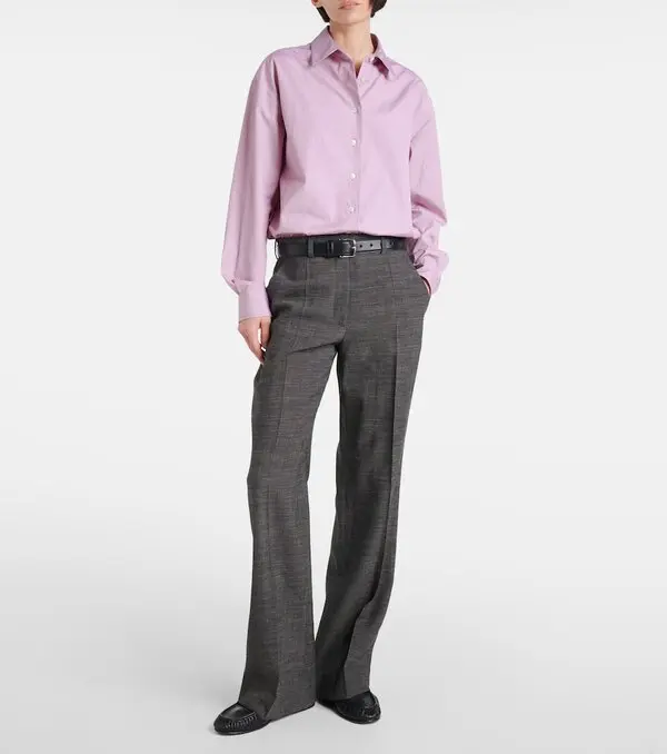 THE ROW Gandal Virgin Wool Twill Pants