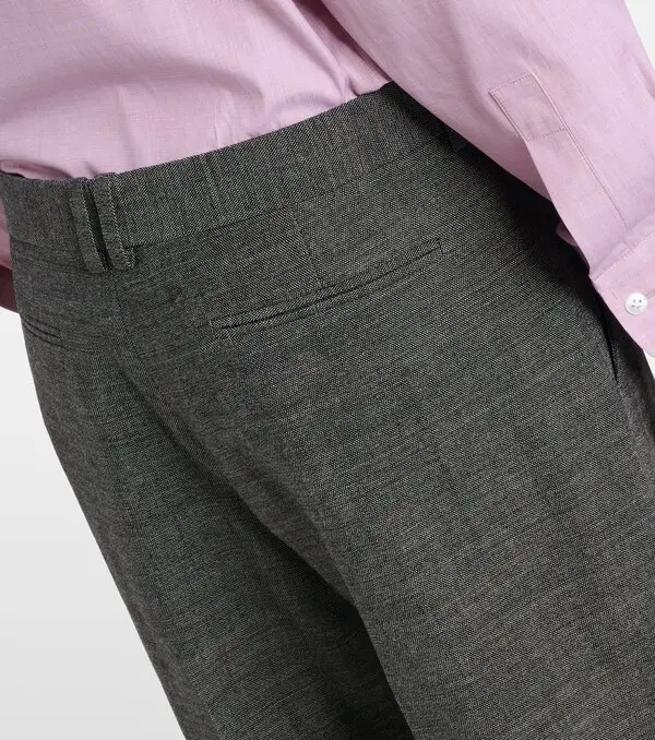 THE ROW Gandal Virgin Wool Twill Pants