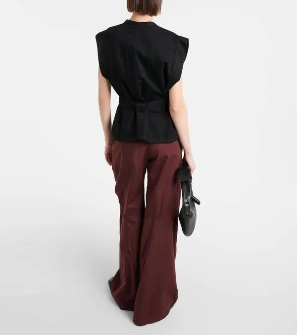 LEMAIRE Chasuble Belted Top - Black
