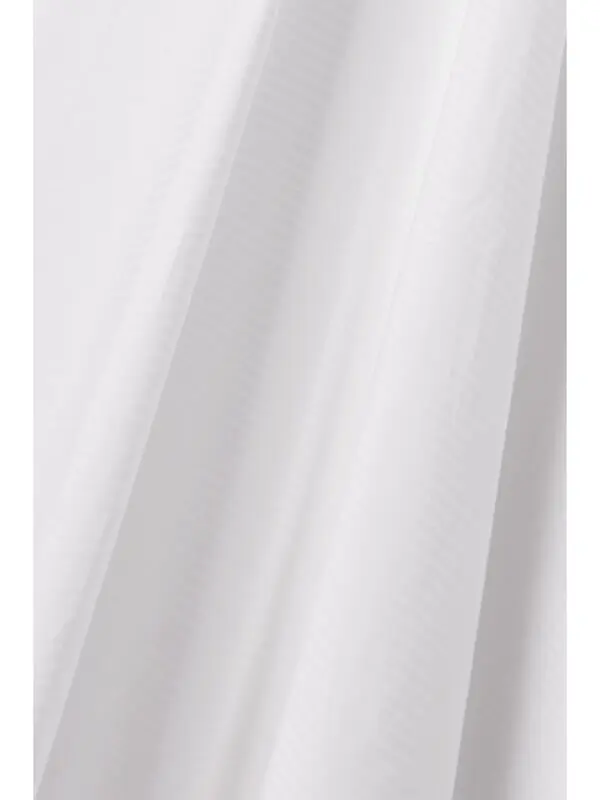 Alaïa Striped Cotton-poplin Midi Dress
