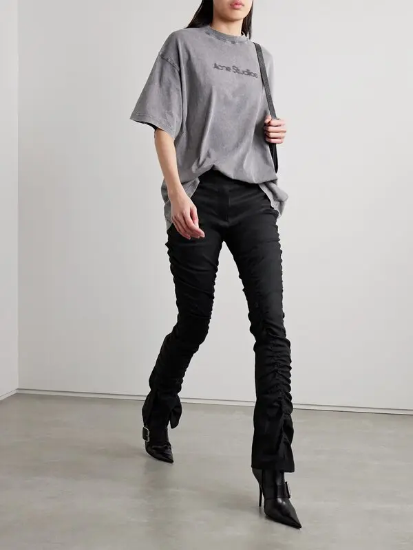 Acne Studios Gathered Flared Pants