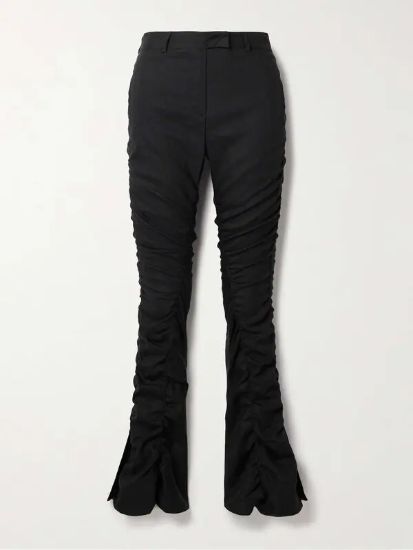 Acne Studios Gathered Flared Pants