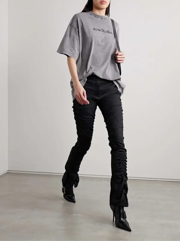 Acne Studios Gathered Flared Pants