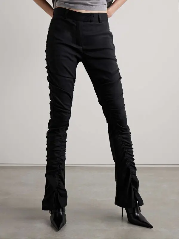 Acne Studios Gathered Flared Pants