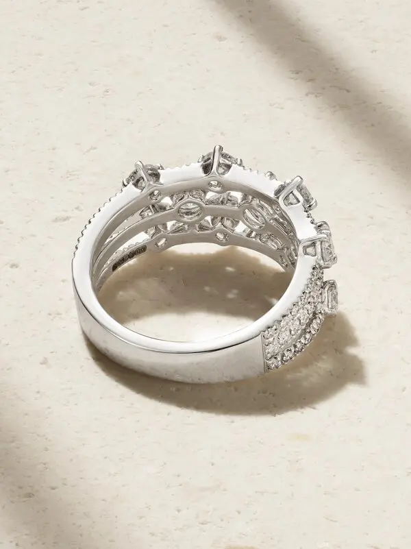 DE BEERS LONDON De Beers Arpeggia 18-karat White Diamond Ring