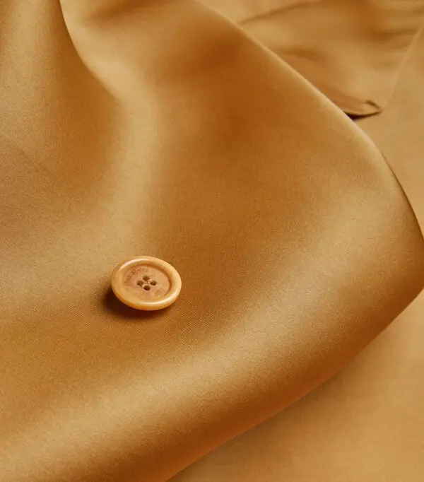 Max Mara Silk Oversized Sacco Trench Coat