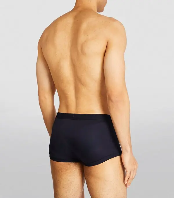 Zimmerli 286 Sea Island Trunks - Navy