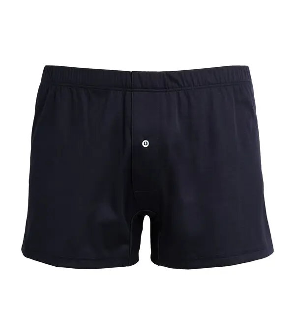 Zimmerli 286 Sea Island Boxer Briefs - Navy