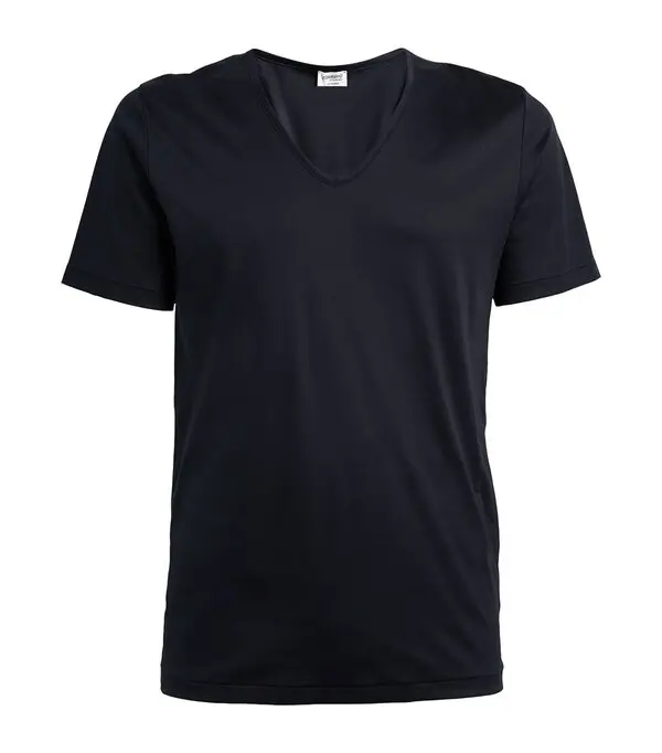 Zimmerli 286 Sea Island Cotton T-shirt - Navy