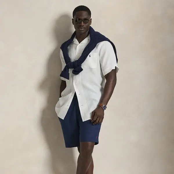 Ralph Lauren Polo Prepster Linen Short - Newport Navy