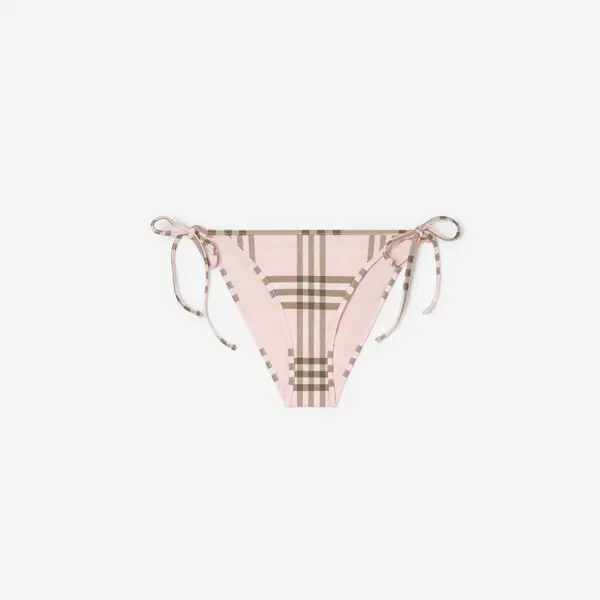 Burberry Check Bikini Briefs - Mallow Pink