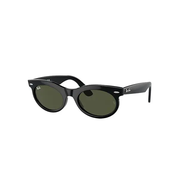 Ray-ban Wayfarer Oval Sunglasses - Black