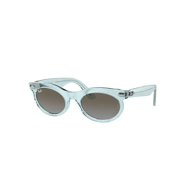 Ray-ban Wayfarer Oval Sunglasses - Photo Waves Azure