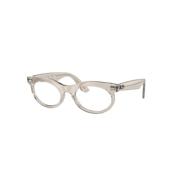 Ray-ban Wayfarer Oval Sunglasses - Photo Waves Grey