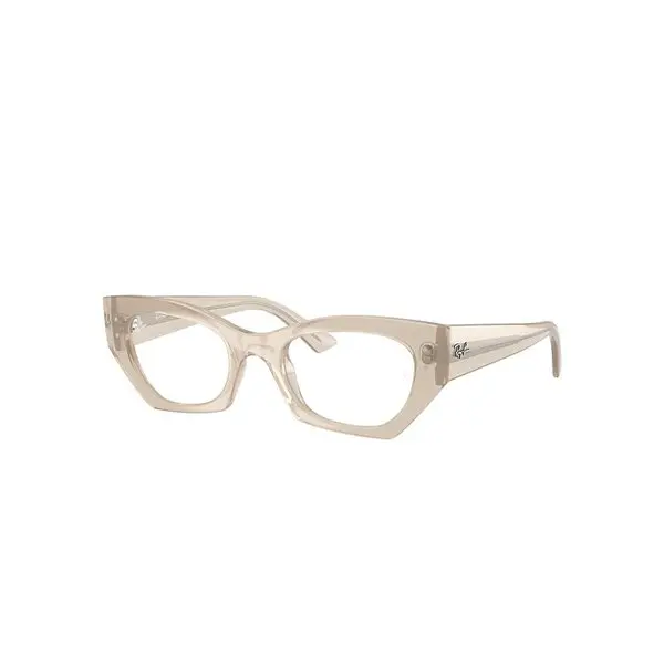 Ray-ban Zena Bio-based Eyeglasses Frame - Shiny Cloudy Warm White