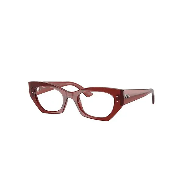 Ray-ban Zena Bio-based Eyeglasses Frame - Shiny Rusty Brown