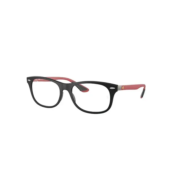 Ray-ban Rb7307m Optics Scuderia Ferrari Collection Eyeglasses Frame Clear Lenses Polarized - Red