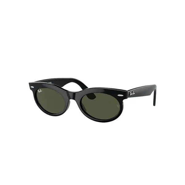 Ray-ban Wayfarer Oval Sunglasses - Black