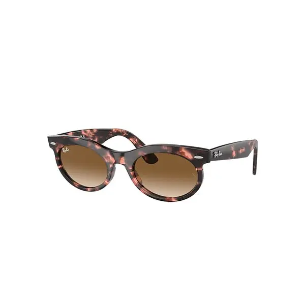 Ray-ban Wayfarer Oval Sunglasses - Pink Havana