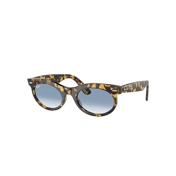 Ray-ban Wayfarer Oval Sunglasses - Yellow Havana