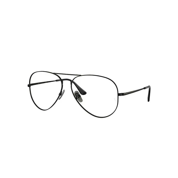 Ray-ban Aviator Titanium Optics Eyeglasses - Black