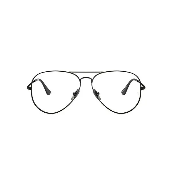 Ray-ban Aviator Titanium Optics Eyeglasses - Black