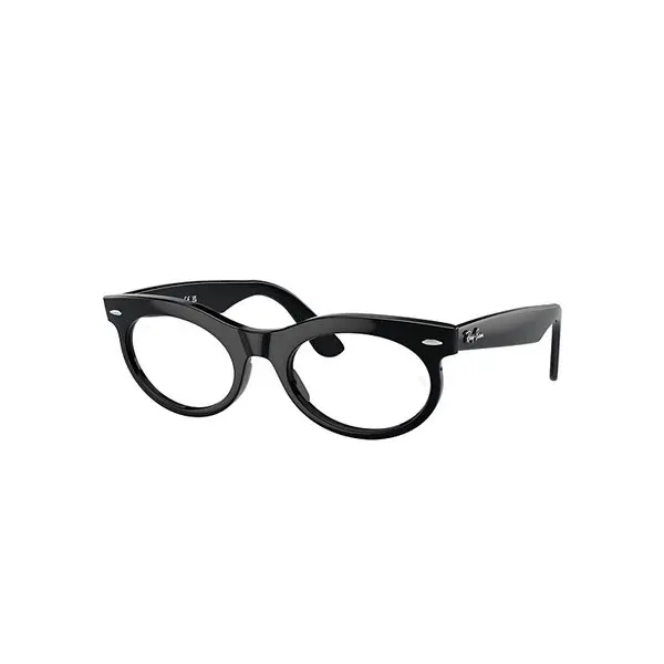 Ray-ban Wayfarer Oval Optics Eyeglasses Frame - Black