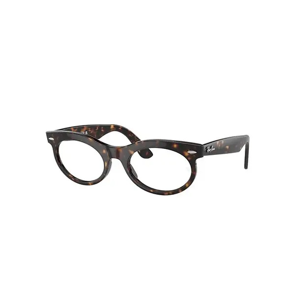 Ray-ban Wayfarer Oval Optics Eyeglasses Frame - Havana