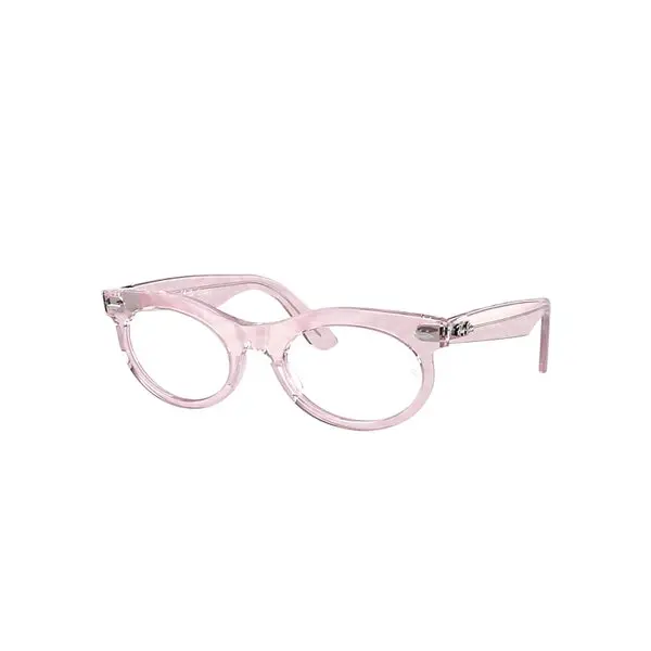 Ray-ban Wayfarer Oval Optics Eyeglasses Frame - Photo Waves Purple