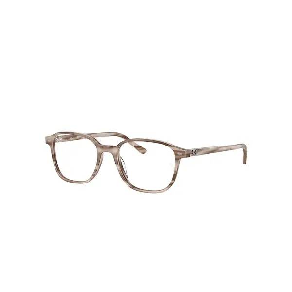 Ray-ban Leonard Eyeglasses Frame - Striped Beige
