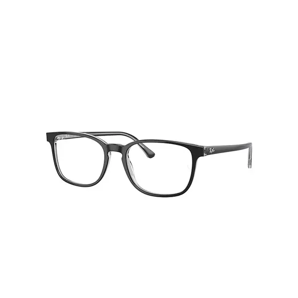 Ray-ban Optics Eyeglasses - Dark Grey On Transparent Grey