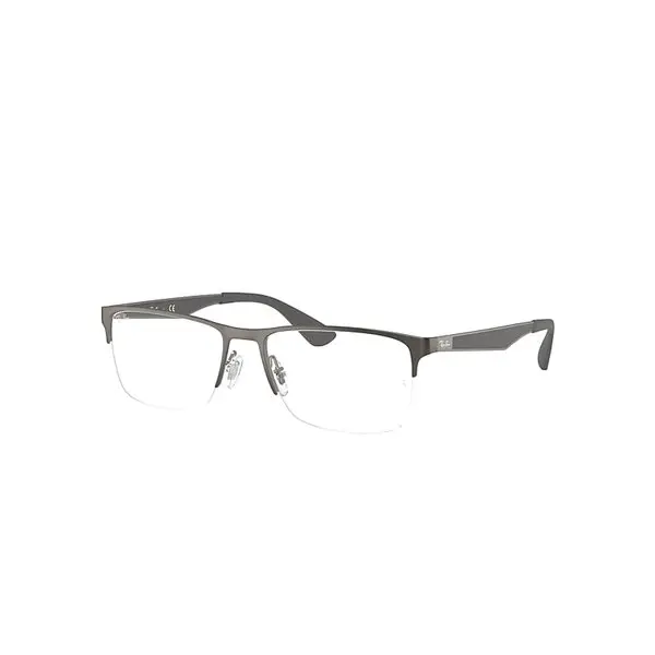 Ray-ban Optics Eyeglasses With Clear Lenses - Grey
