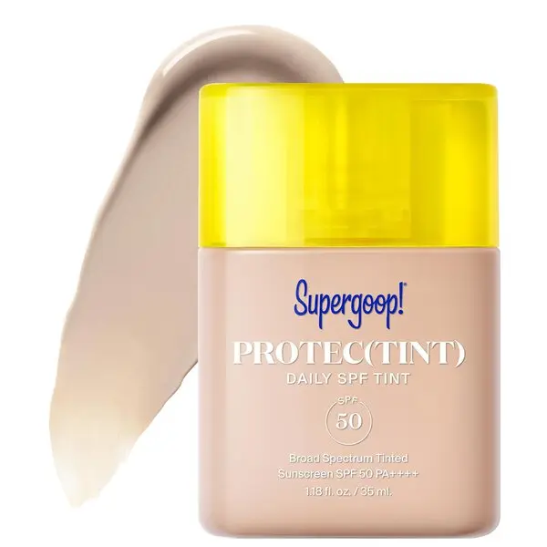 SUPERGOOP Protec Daily Spf Tint Spf 50 Sunscreen Skin Tint With Ectoin - 20c