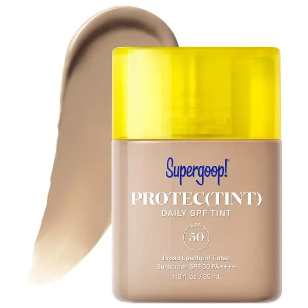 SUPERGOOP Protec Daily Spf Tint Spf 50 Sunscreen Skin Tint With Ectoin - 24n